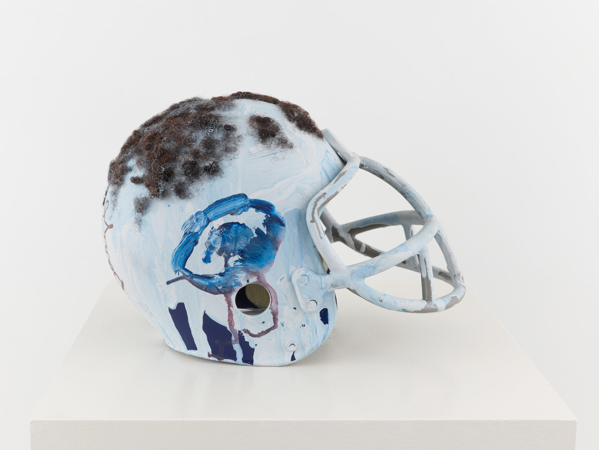 Jean-Michel Basquiat | Untitled (Football Helmet) - Lévy Gorvy