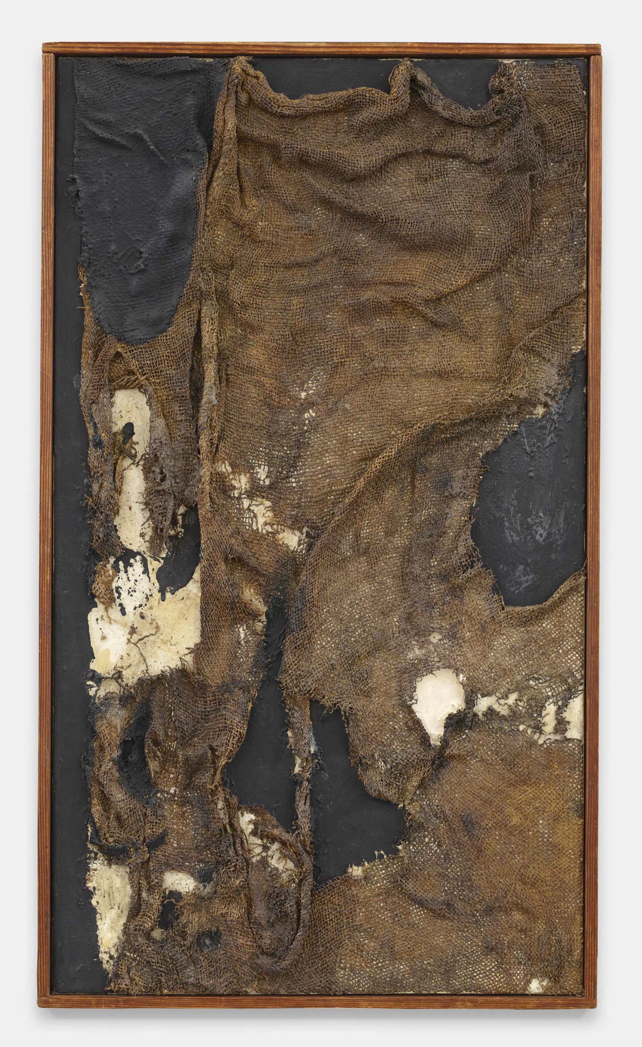 Alberto Burri | Sacco (Sack) - Lévy Gorvy