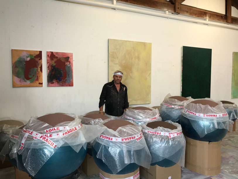 Peter Regli in his studio, 2020 - Lévy Gorvy