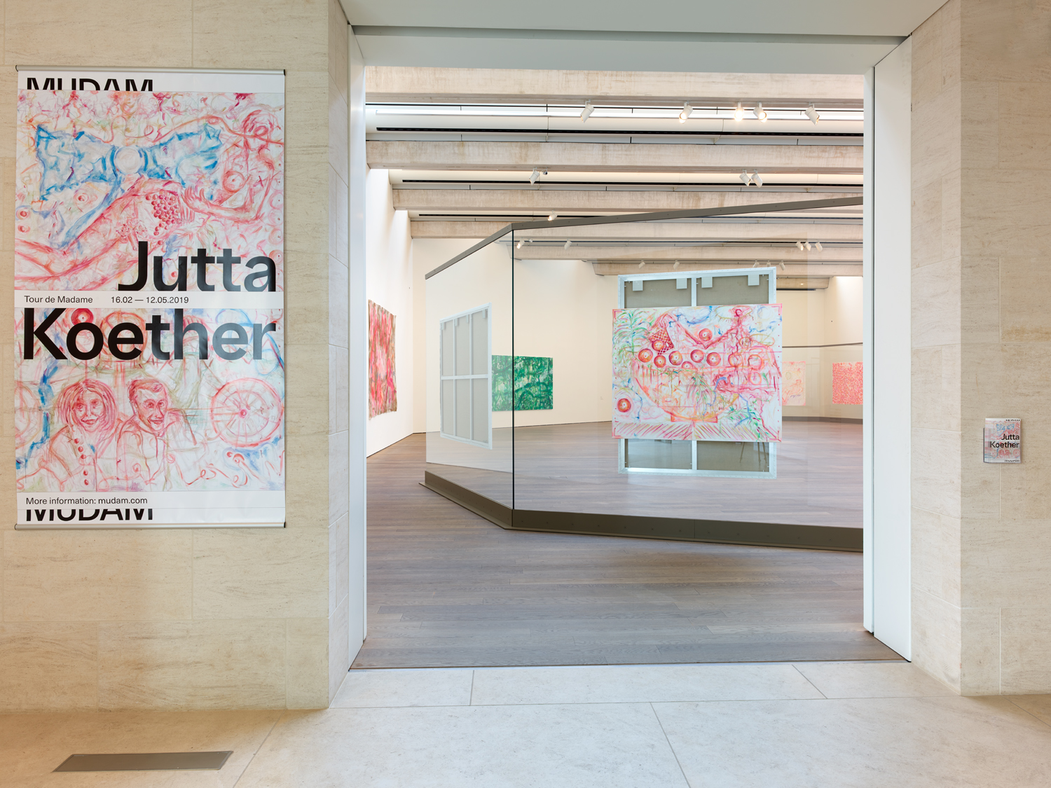 Installation view, Jutta Koether's exhibition Tour de Madame - Lévy Gorvy