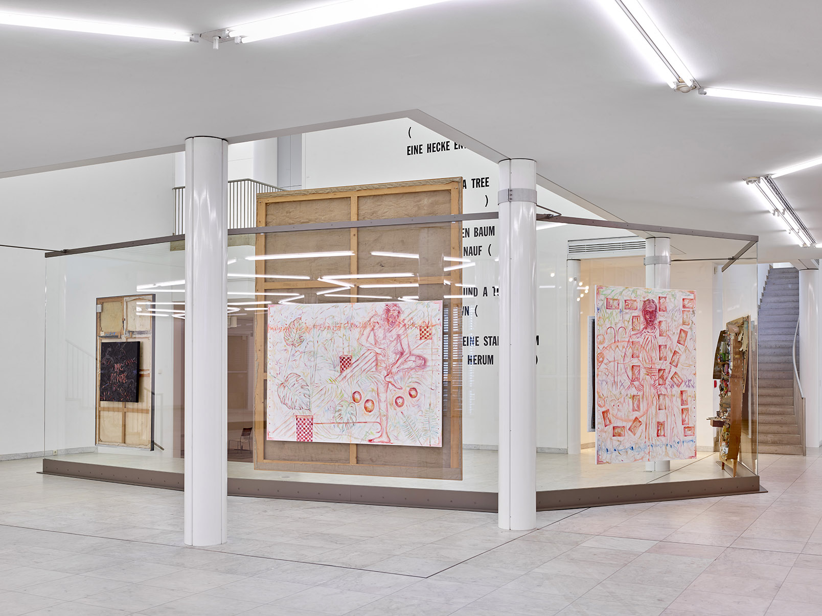 Installation view, Jutta Koether's exhibition Libertine - Lévy Gorvy