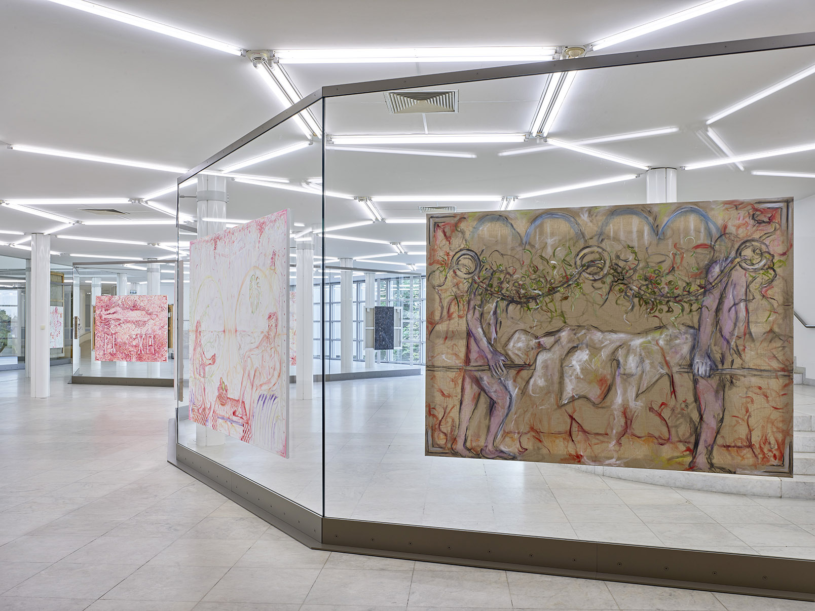 Installation view, Jutta Koether's exhibition Libertine - Lévy Gorvy