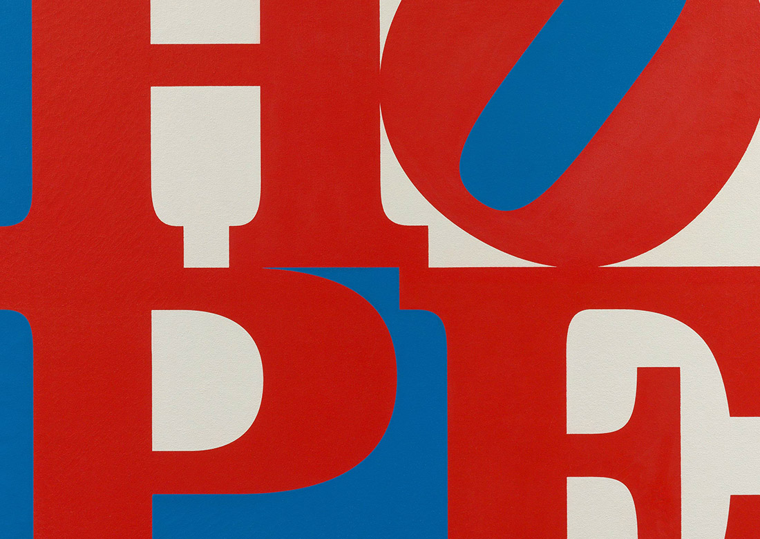 Robert Indiana's HOPE, 2008 - Lévy Gorvy