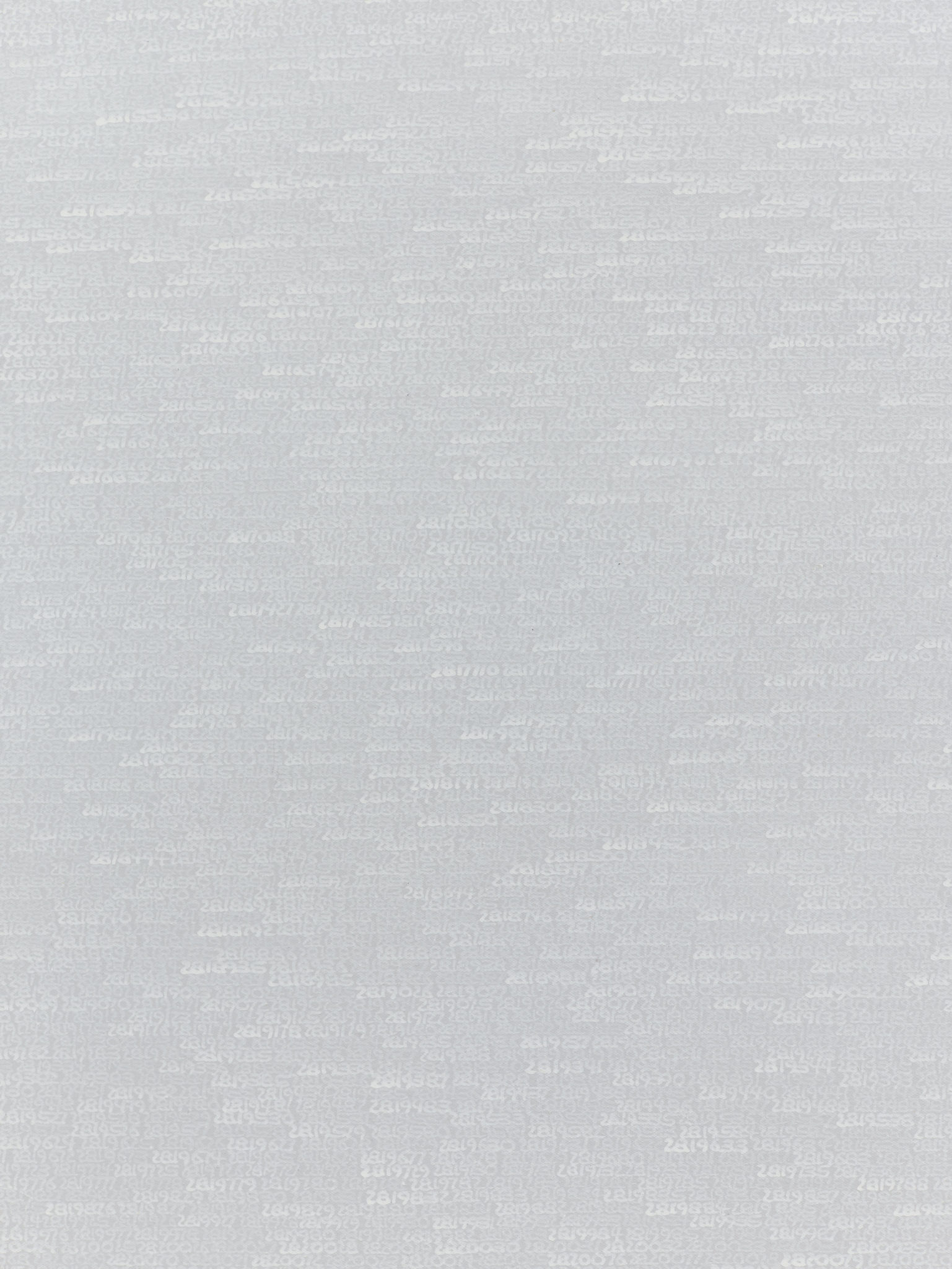 Roman Opalka's OPALKA 1965/1 – ∞, Détail 2806353-2828874 - Lévy Gorvy